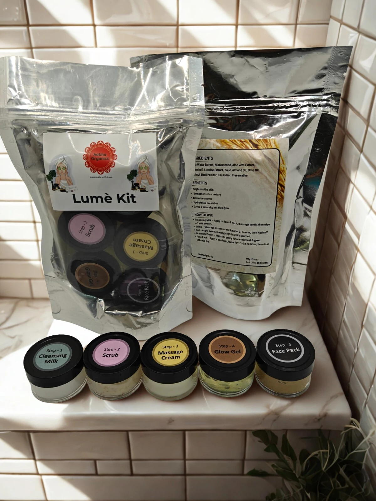 Natural 5 Step Facial Kit - Lume Kit